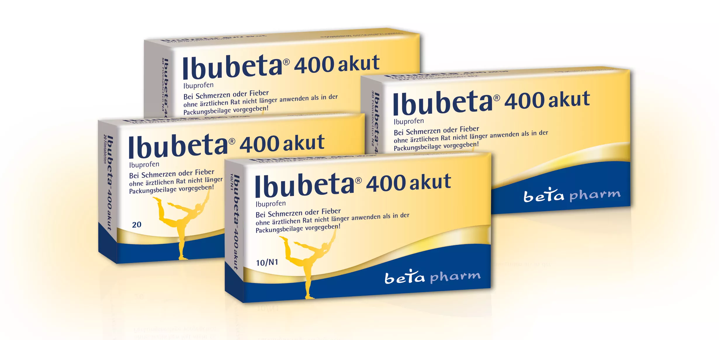 Bewährt bei Schmerzen und Fieber | Ibubeta® 400 akut
